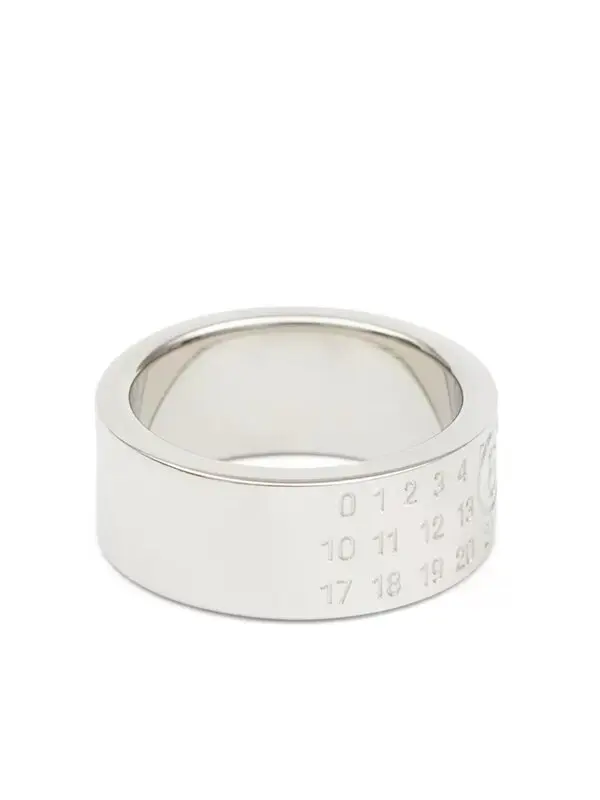 MAISON MARGIELA Numeric Engraved Polished Ring