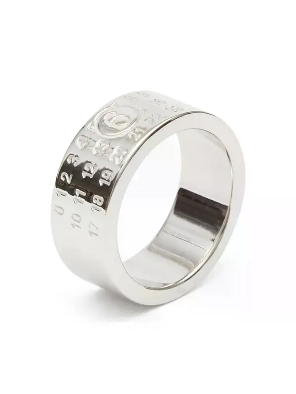 MAISON MARGIELA Numeric Engraved Polished Ring