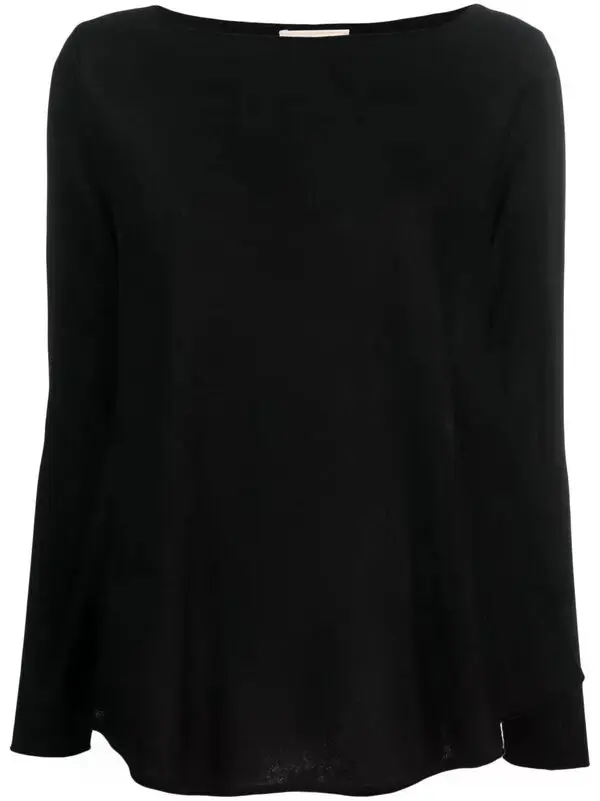 WILD CASHMERE Fine Knit Jumper - Black