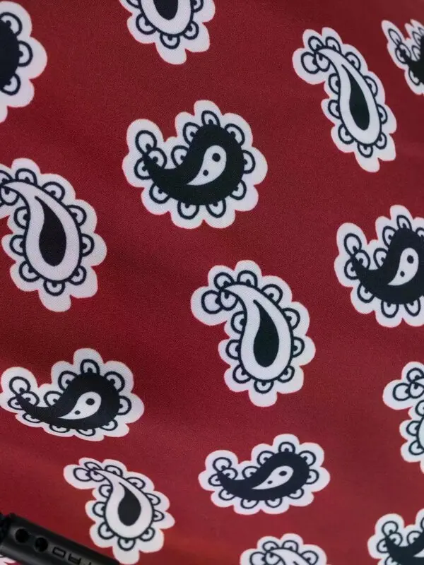 Etro Paisley Print Swim Shorts - Red