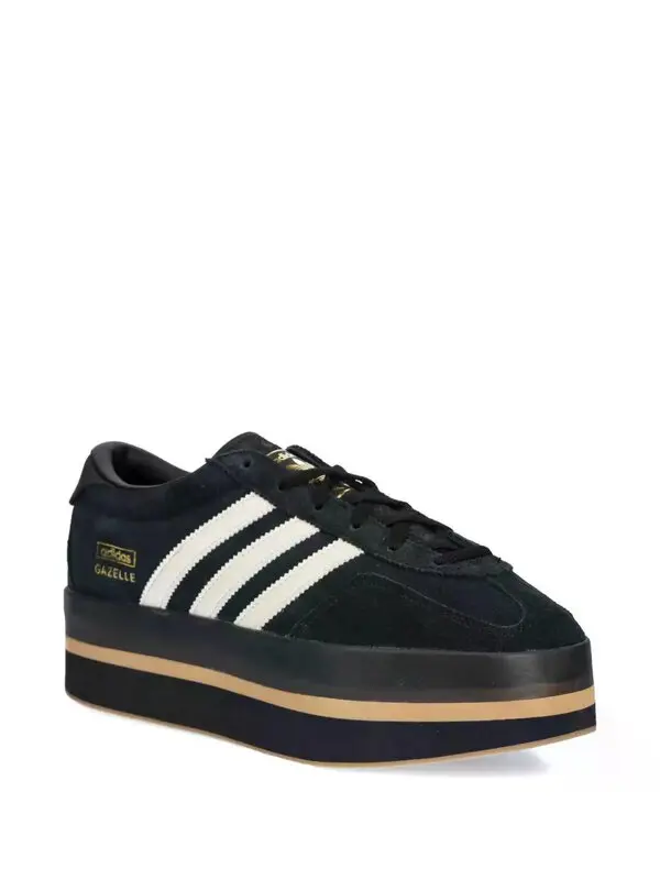 Adidas Gazelle Stack Platform Sneakers - Black