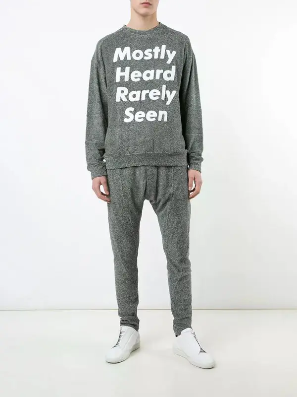 MOSTLY HEARD RARELY SEEN Logo Print Sweatshirt