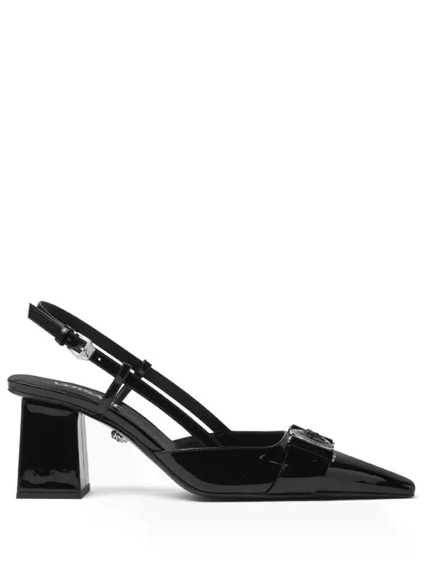 Versace Medusa Head Leather Pumps