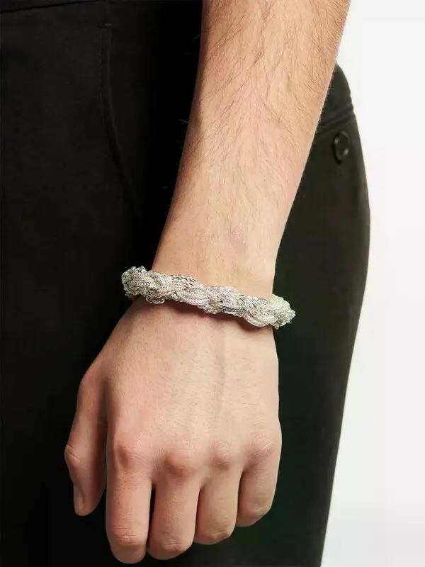 Emanuele Bicocchi Sterling Rope Chain Bracelet