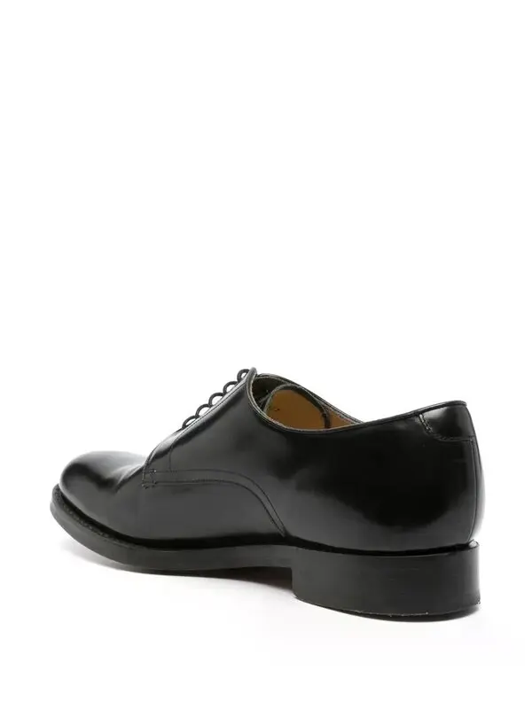 FURSAC Brushed Leather Derby Shoes - Black