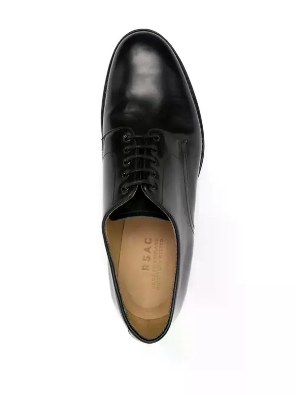 FURSAC Brushed Leather Derby Shoes - Black