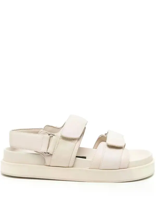 Senso Zina Leather Touch-strap Sandals - Neutrals