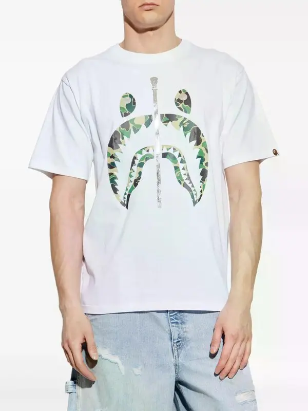 A BATHING APE Graphic-print T-shirt - White