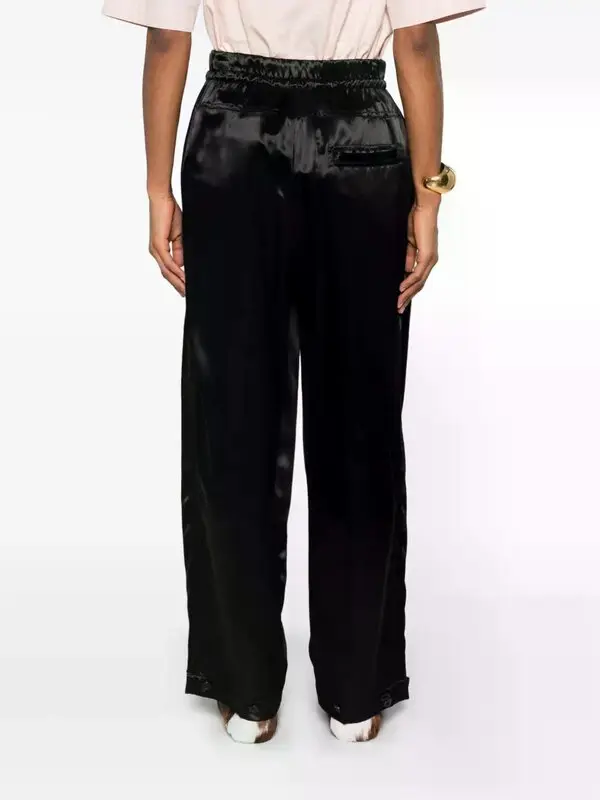 JIL SANDER Satin Palazzo Trousers