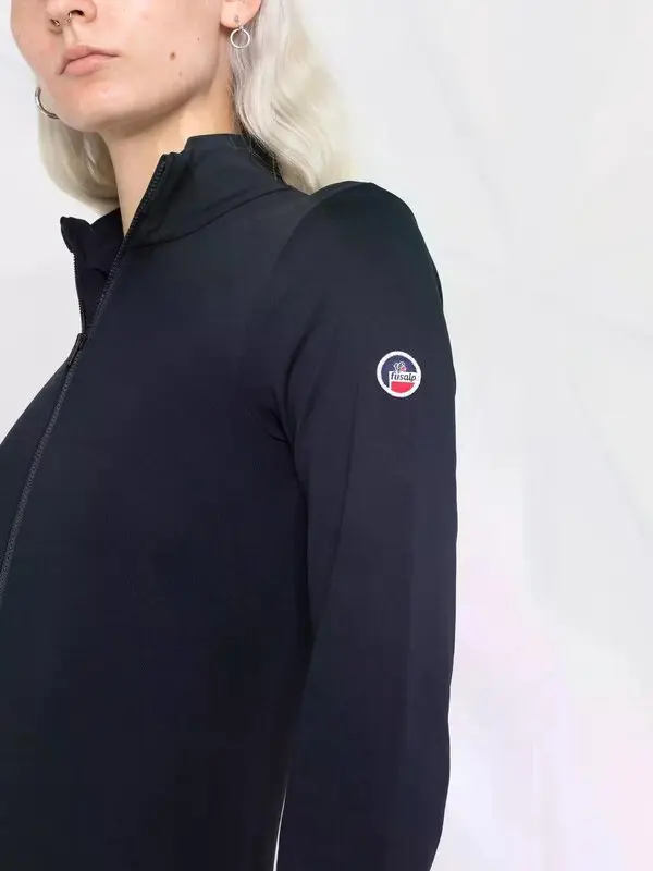 Fusalp Logo-patch Zip-fastening Top - Blue