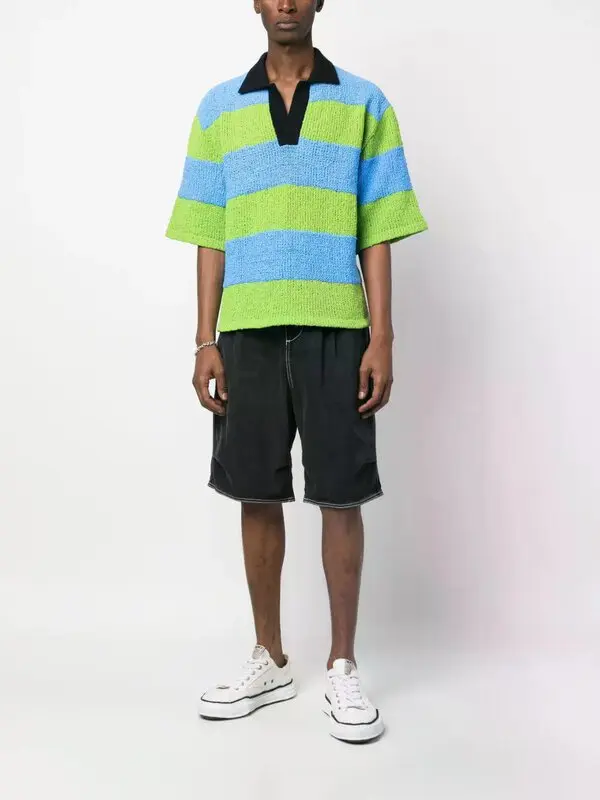 Sunnei Knee-length Denim Bermuda Shorts