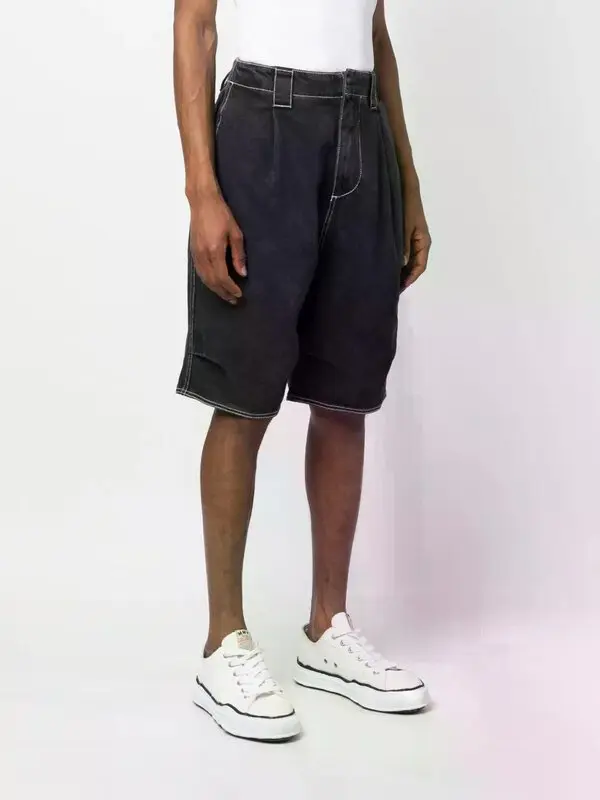 Sunnei Knee-length Denim Bermuda Shorts