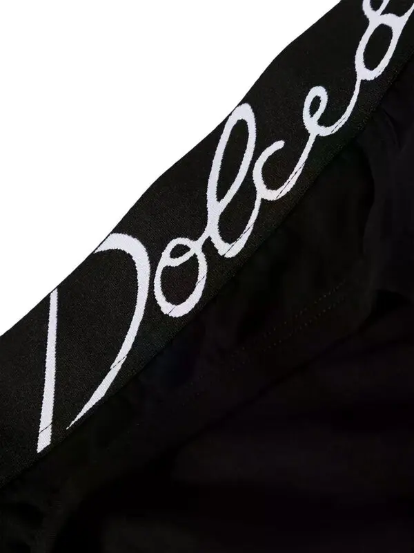 Dolce & Gabbana Logo-waistband Stretch-cotton Briefs