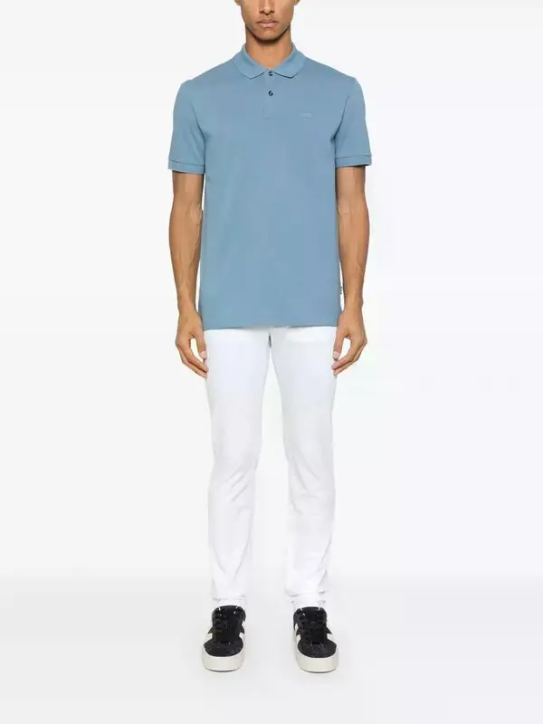 BOSS Logo-embroidered Polo Shirt