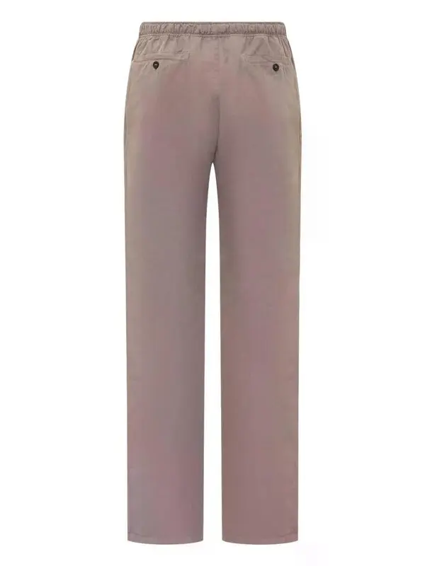 Palm Angels Embroidered Logo Trousers - Neutrals