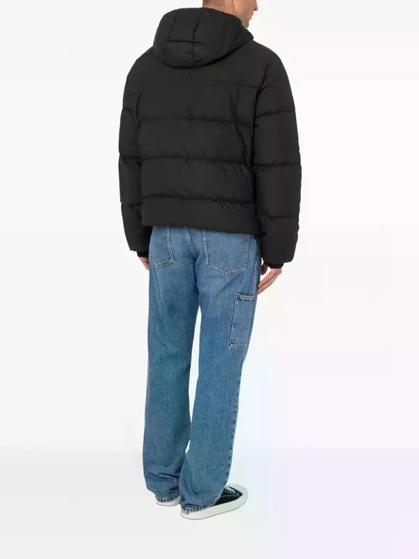 Moschino Padded Logo Embroidered Jacket