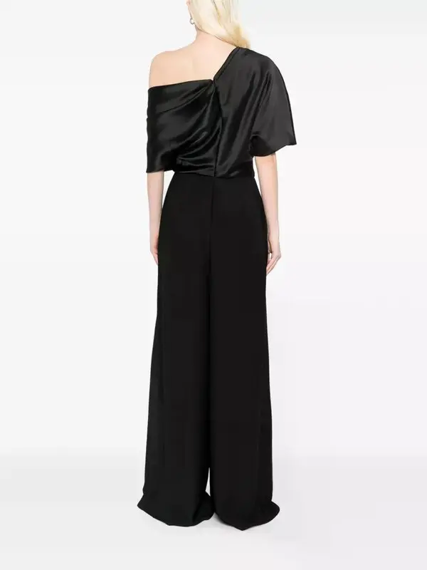 Amsale The Slouch Jumpsuit - Black