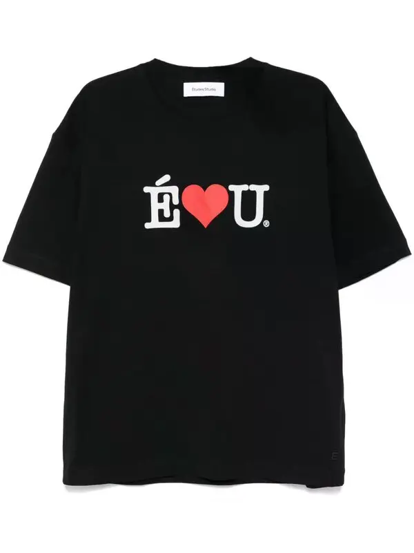 Études Studio Slogan-print T-shirt