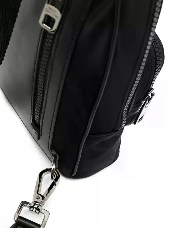 Dolce & Gabbana Logo-lettering Cross Body Backpack - Black