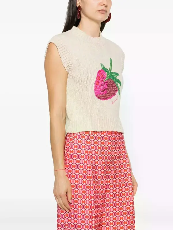 La DoubleJ Embroidered Knitted Vest