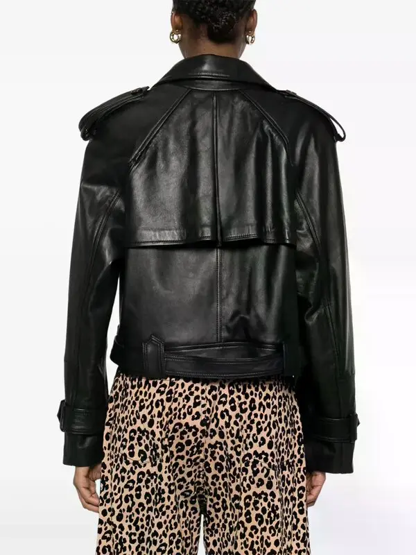 Giuseppe Di Morabito Leather Biker Jacket