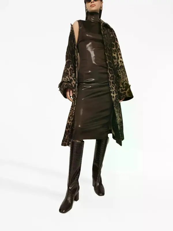 Dolce & Gabbana High-neck Midi Dress