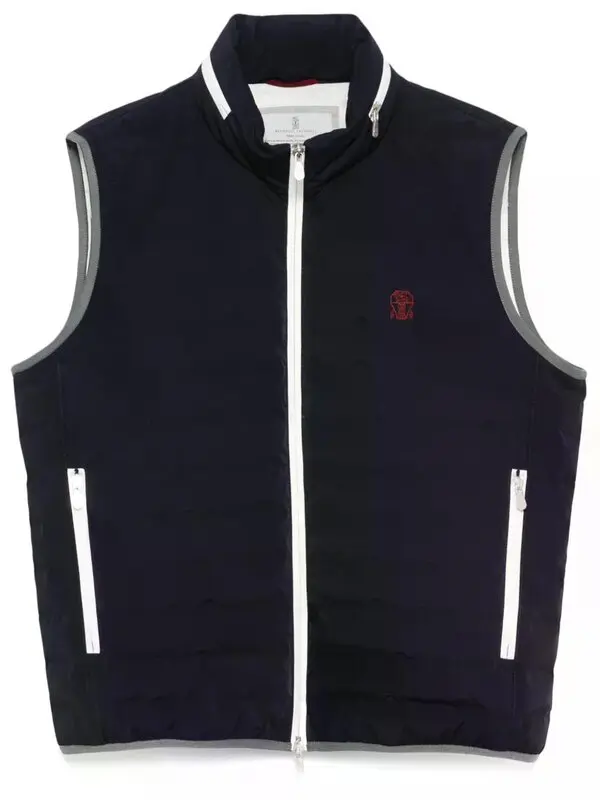 Brunello Cucinelli Padded Gilet - Blue
