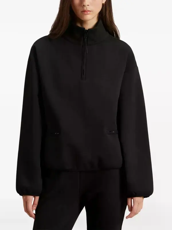 Woolrich Fleece Zipped Sweatshirt - Black