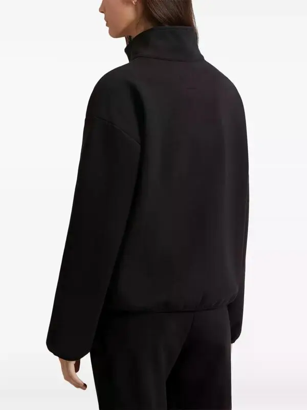 Woolrich Fleece Zipped Sweatshirt - Black