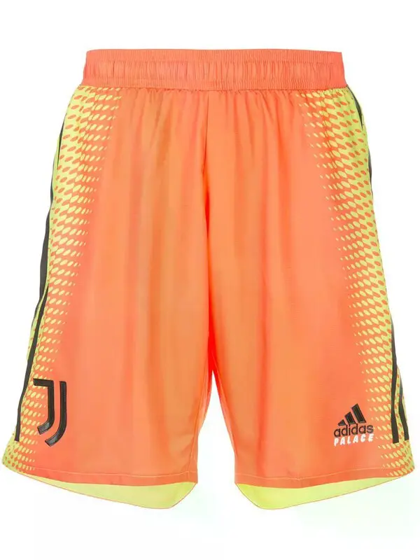 PALACE Goalkeeper Graphic-print Shorts - Orange