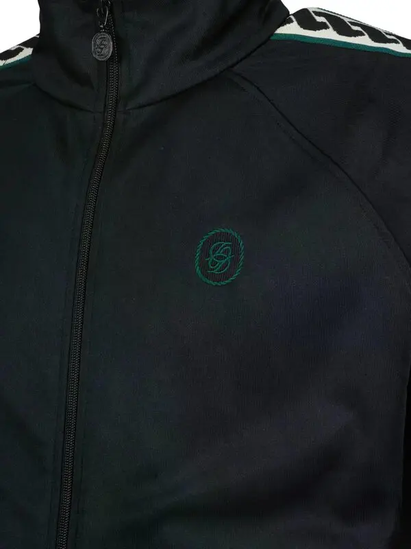 Drole De Monsieur Embroidered Logo Cardigan - Black