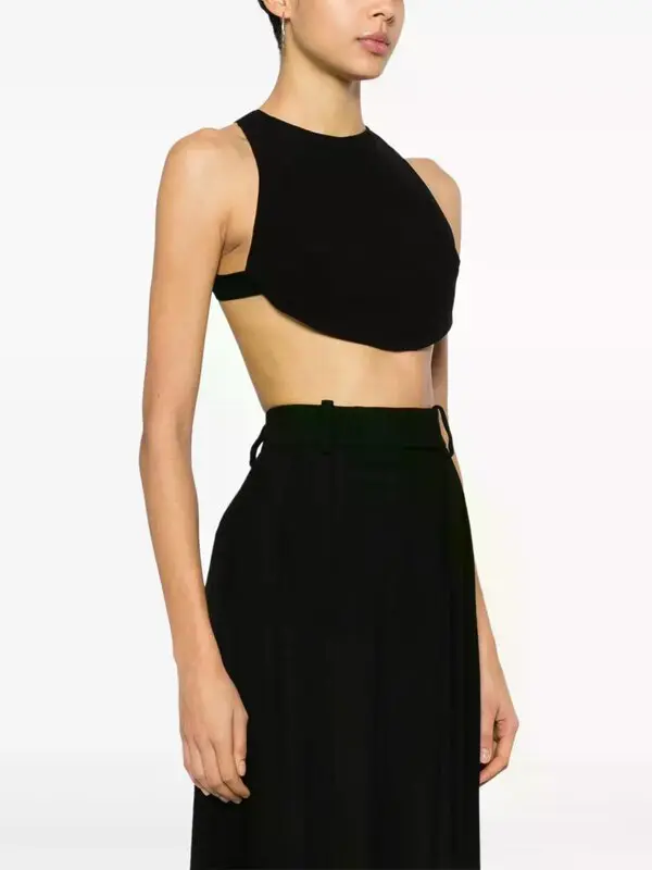 Gauchère Sleeveless Crop Top