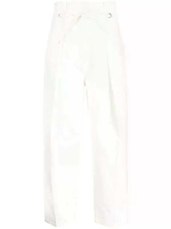 3.1 Phillip Lim Pleat-detail Straight-leg Trousers - White