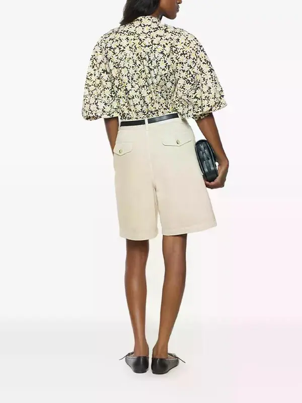 Maison Kitsuné Floral Print Shirt - Black