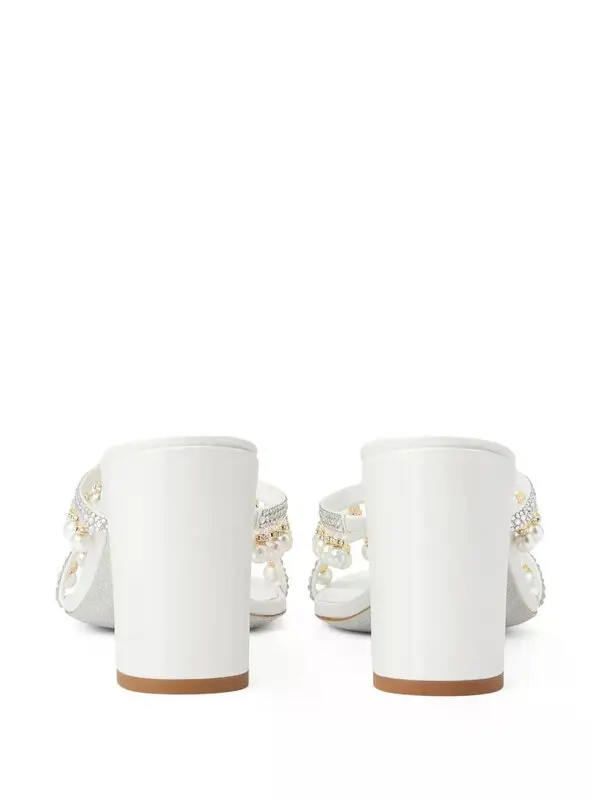 Rene Caovilla Embellished Chandelier Mules