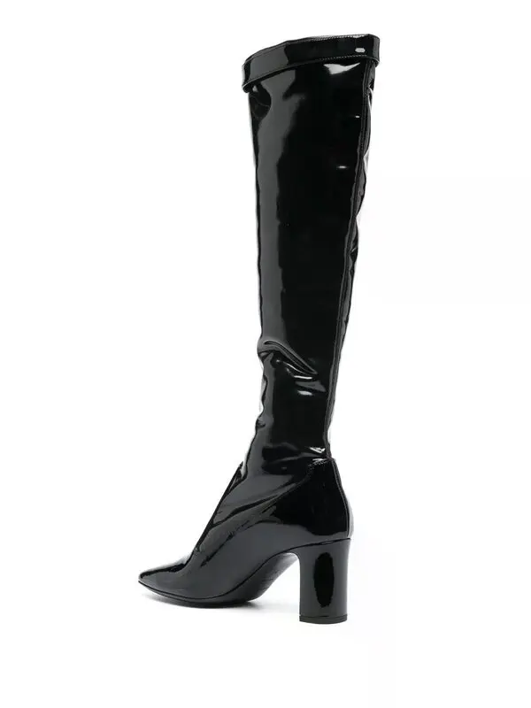 Saint Laurent Elle Knee-high Patent Leather Boots