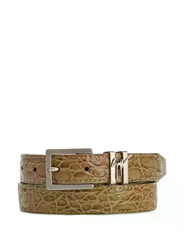 GIUSEPPE ZANOTTI Teodore Belt - Neutrals