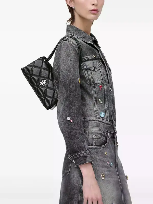 Marc Jacobs Quilted Shoulder Bag - Black