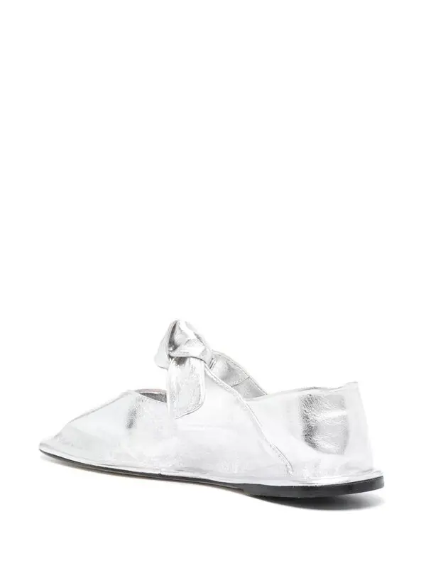 Hereu Ballerina Shoes - Silver