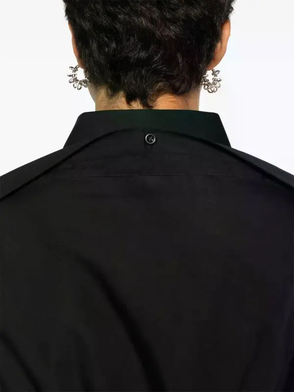 BETTTER Asymmetric Poplin Shirt