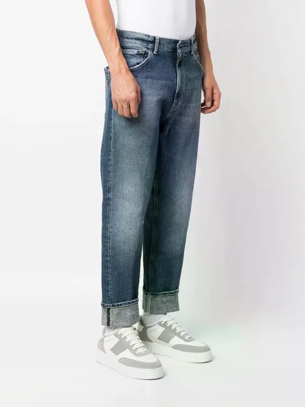 DONDUP Straight-leg Jeans With Logo Patch