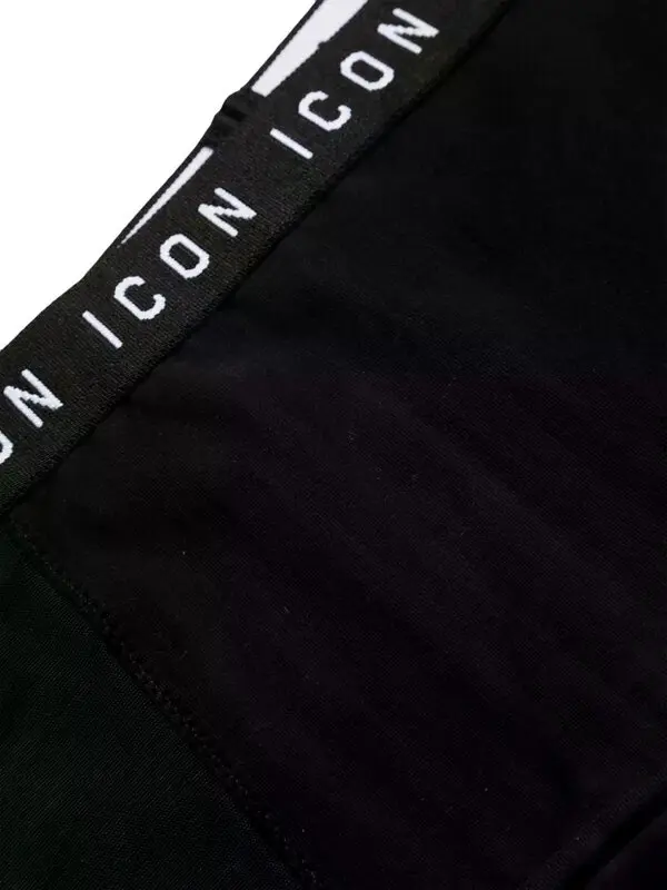Dsquared2 Logo-waistband Mesh-panelled Brief