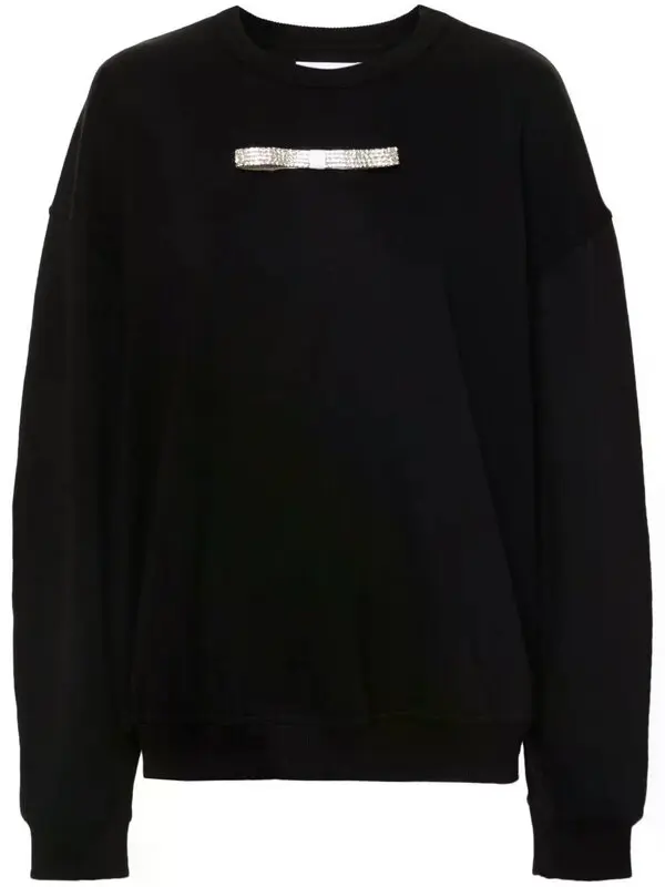 LOULOU Bow Embellished Sweatshirt