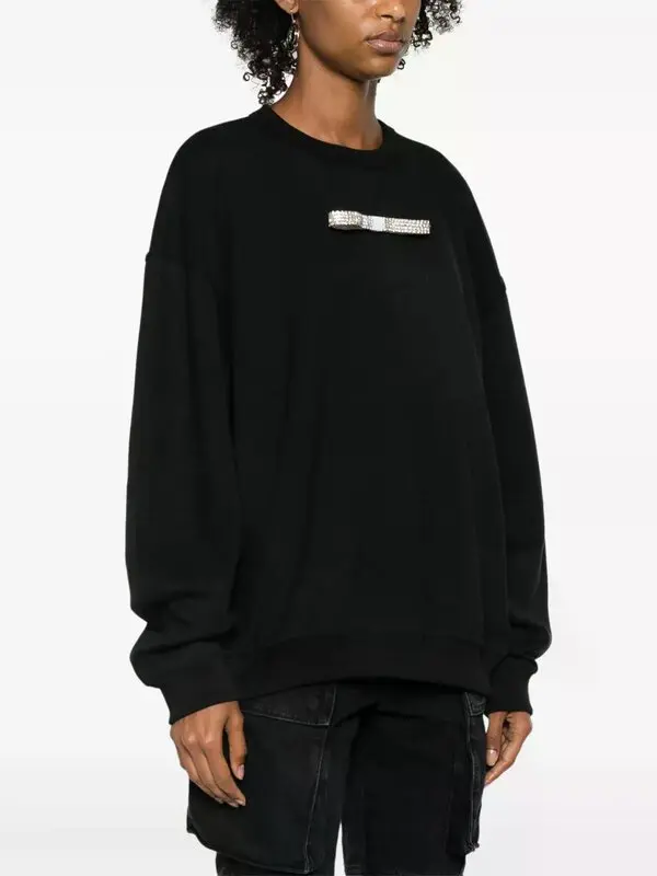 LOULOU Bow Embellished Sweatshirt