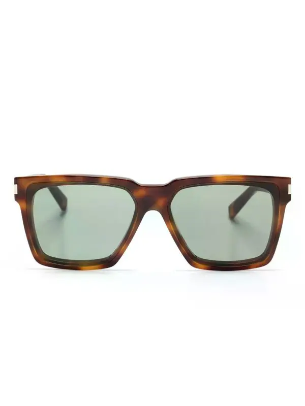 Saint Laurent Wellington Tortoiseshell Sunglasses - Brown