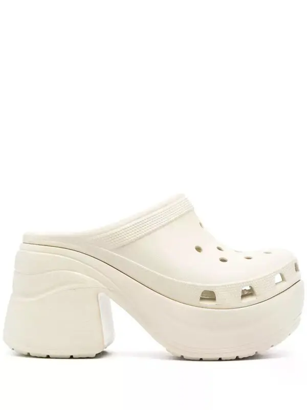 CROCS 95mm Siren Perforated Clogs - Neutrals