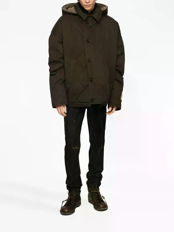 Dolce & Gabbana Diamond-quilt Padded Jacket