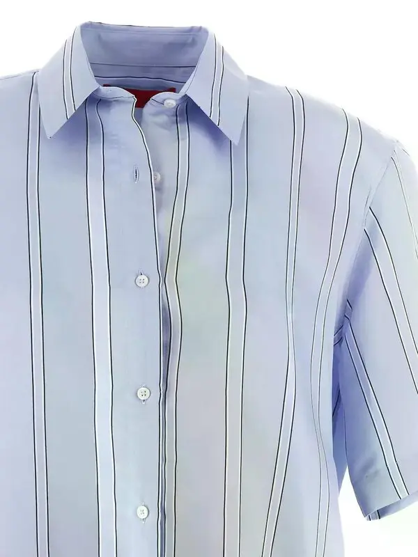 THELATEST Striped Short Sleeve Shirt
