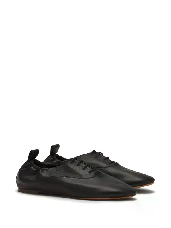 LANVIN Lace-up Oxford Shoes - Black