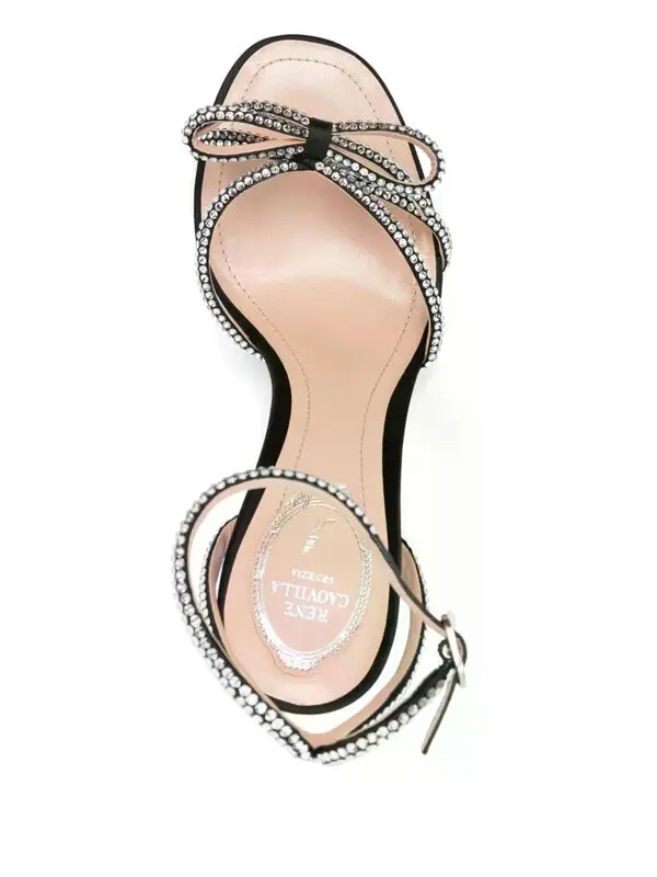 Rene Caovilla 105mm Embellished Ankle Strap Sandals